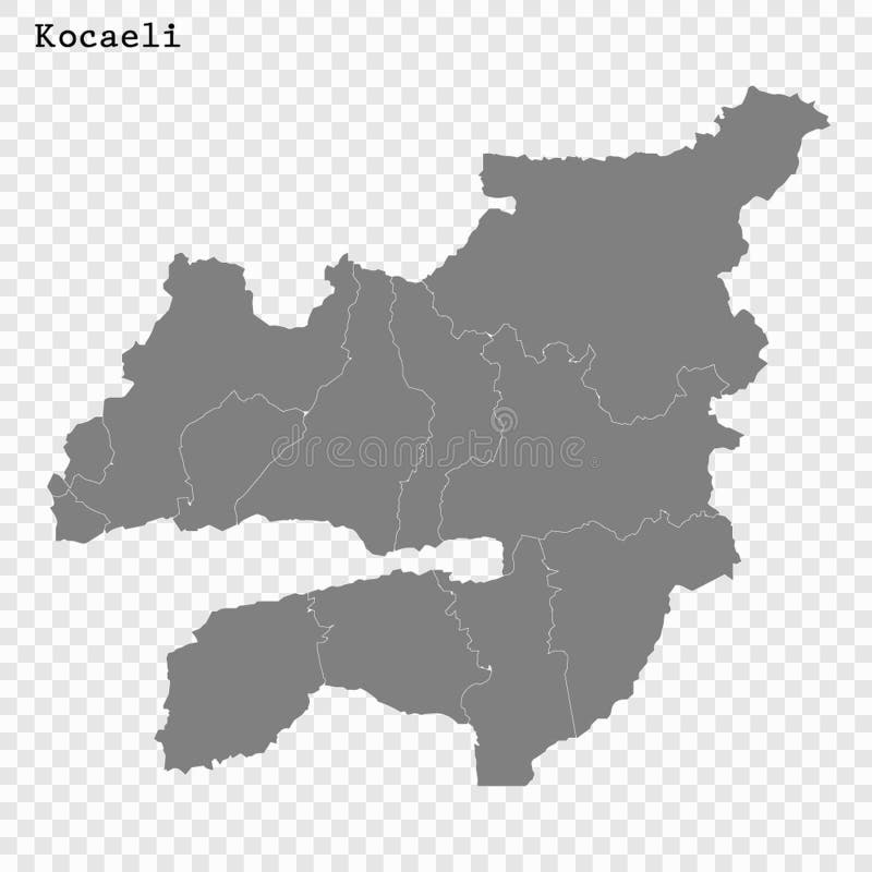 High Quality Map is a Province of Turkey Stock Illustration ...