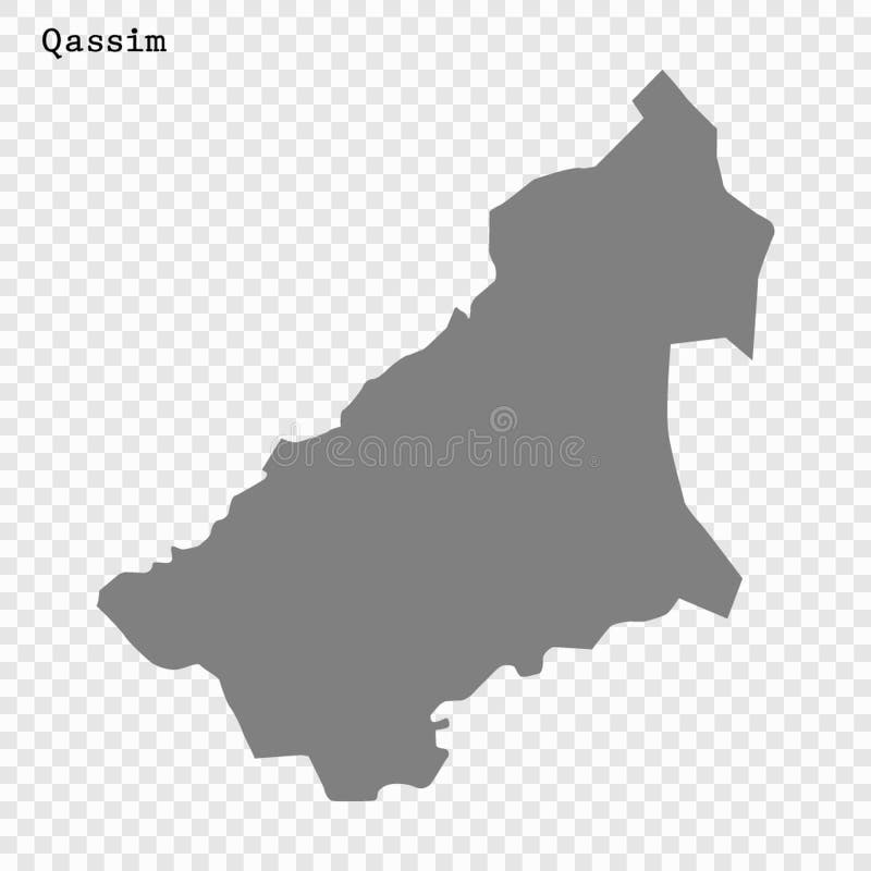 Al-Qassim Map. Political Map of Al-Qassim. Al-Qassim Map of Saudi ...