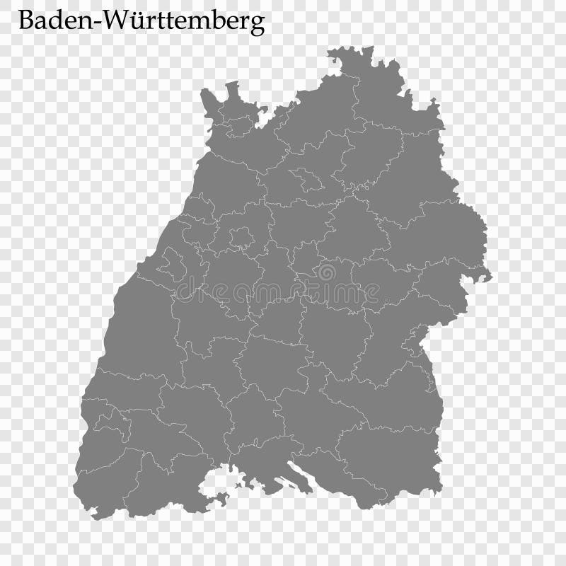 High Quality Map is a State of Germany Stock Illustration ...