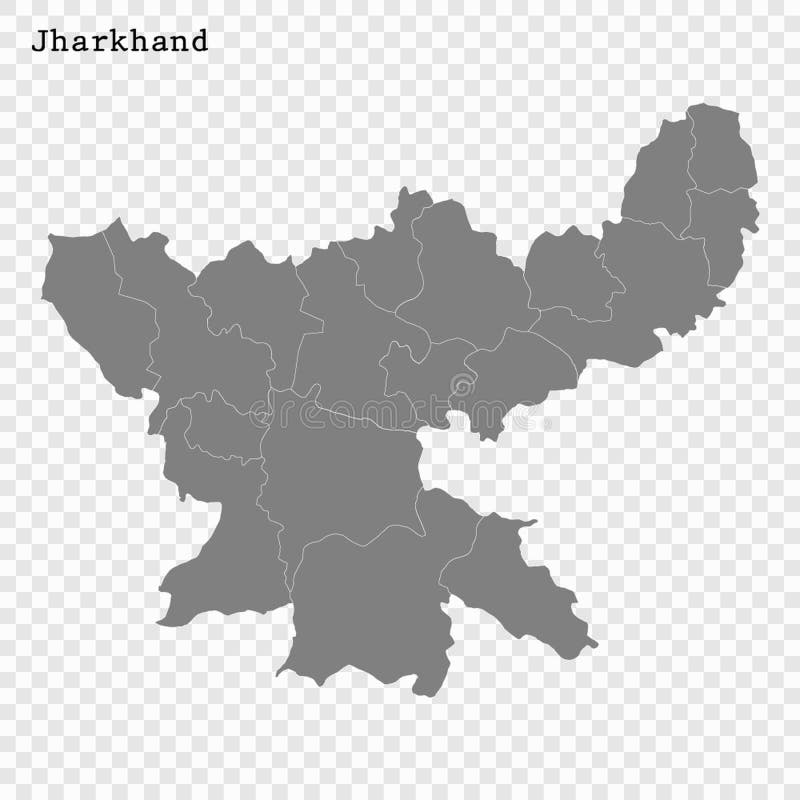 Jharkhand Political Map Stock Illustrations – 89 Jharkhand Political ...