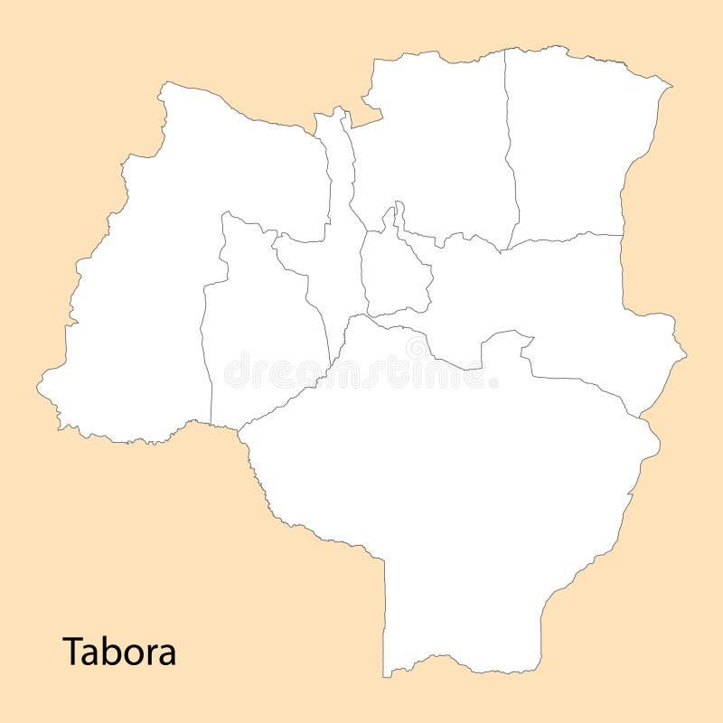 High Quality Map of Tabora is a Region of Tanzania Stock Vector ...