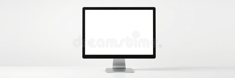 Modern Computer Mockup with Blank Browser Screen a Versatile Design ...