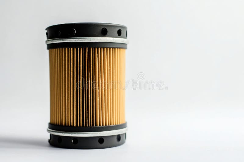 High Quality Oil Filter Isolated on a Clean White Background Showcasing ...