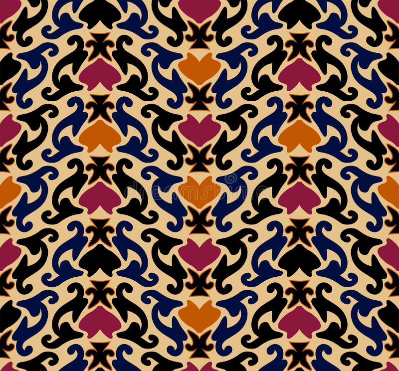 High Quality Pattern with Graphic Elements for Printing on Fabric Stock ...