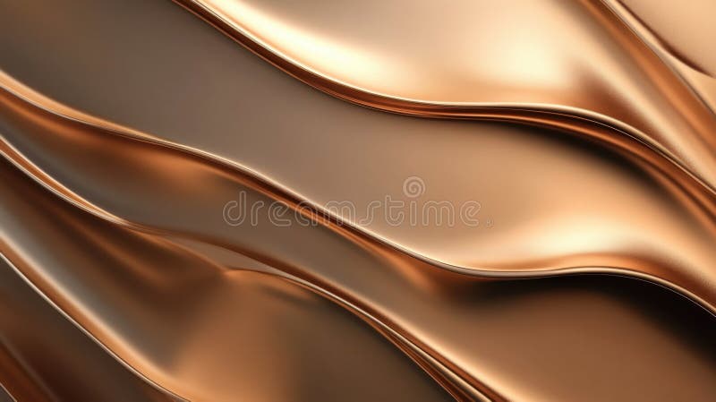 Sleek Brushed Bronze Background. Stock Illustration - Illustration of ...