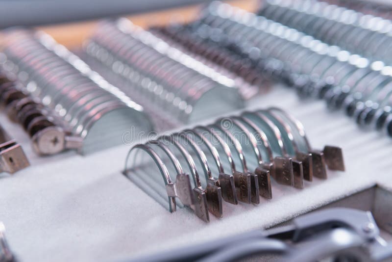 High Quality Photography. Optometrist Lenses with Different ...