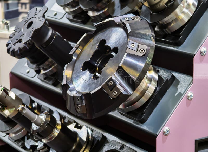 High-quality Precision Tools are Neatly Arranged on Racks in a ...