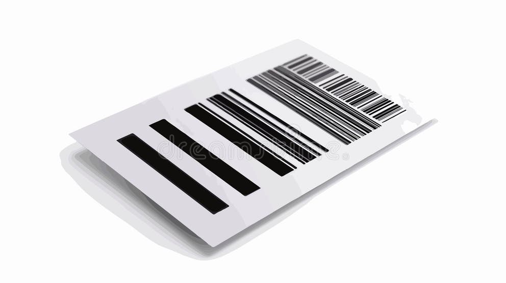 High-quality Professional Barcode Sticker on White Background for ...