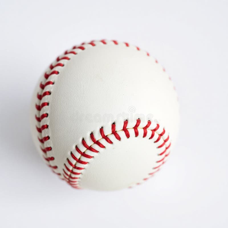 High-quality Professional Baseball Placed on White Background with ...
