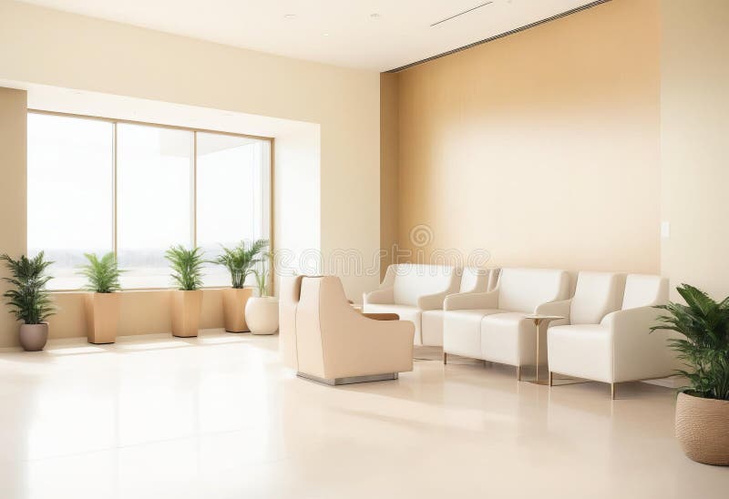 A High Quality Professional Photo of a Modern Waiting Room Stock ...