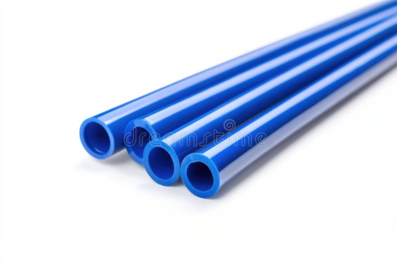 High Quality PVC Pipes Isolated on Clean White Background with Sharp ...