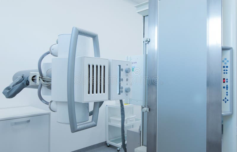 High Quality X-ray Machine in Light Medical Room Stock Image - Image of ...