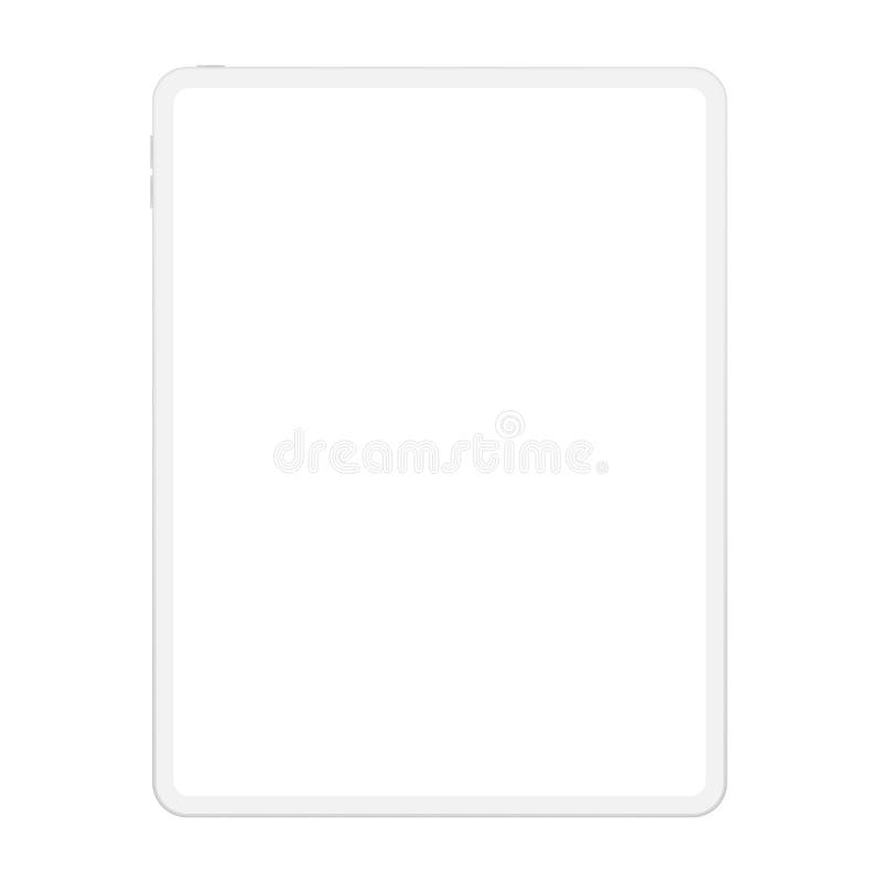 Blank White Tablet Computer Stock Illustrations – 26,267 Blank White ...
