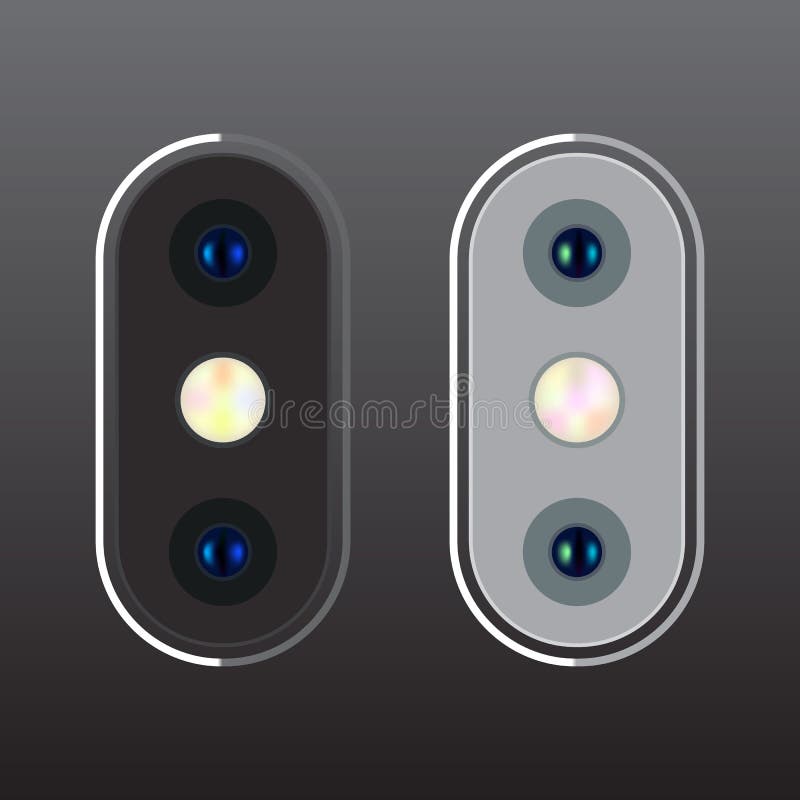 High-quality Realistic Vertical Camera for Mobile Phone Stock ...