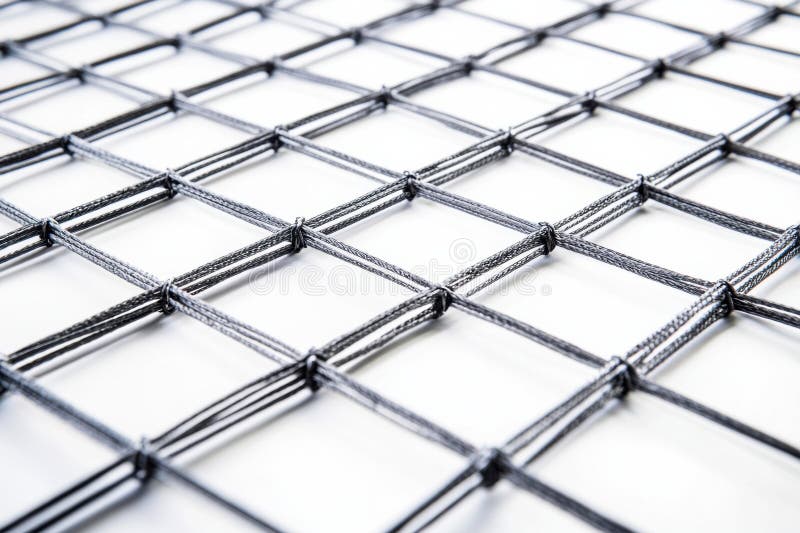 High Quality Reinforcement Mesh Isolated on a Clean White Background ...