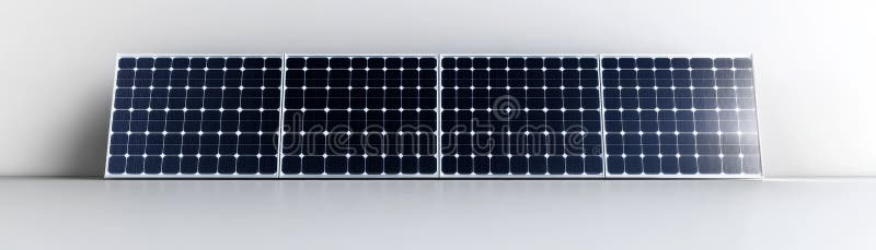 High-quality Solar Panel Showcasing Modern Renewable Energy Technology ...