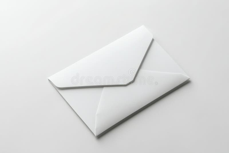 Professional Stationery Mockup Featuring a Sleek White Envelope on a ...