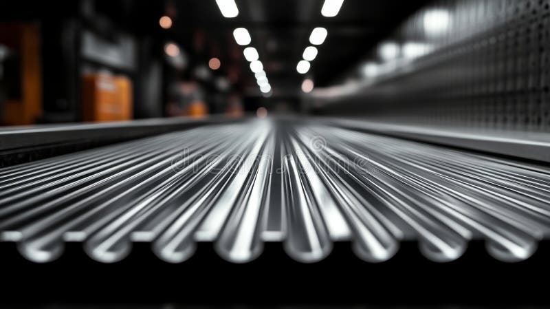 High-quality Steel Rods in an Advanced Manufacturing Facility ...