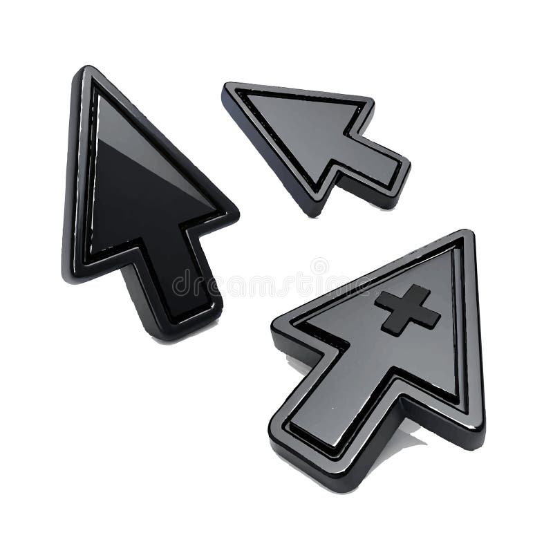 Desktop Computer Mouse Cursors Stock Illustrations – 93 Desktop ...