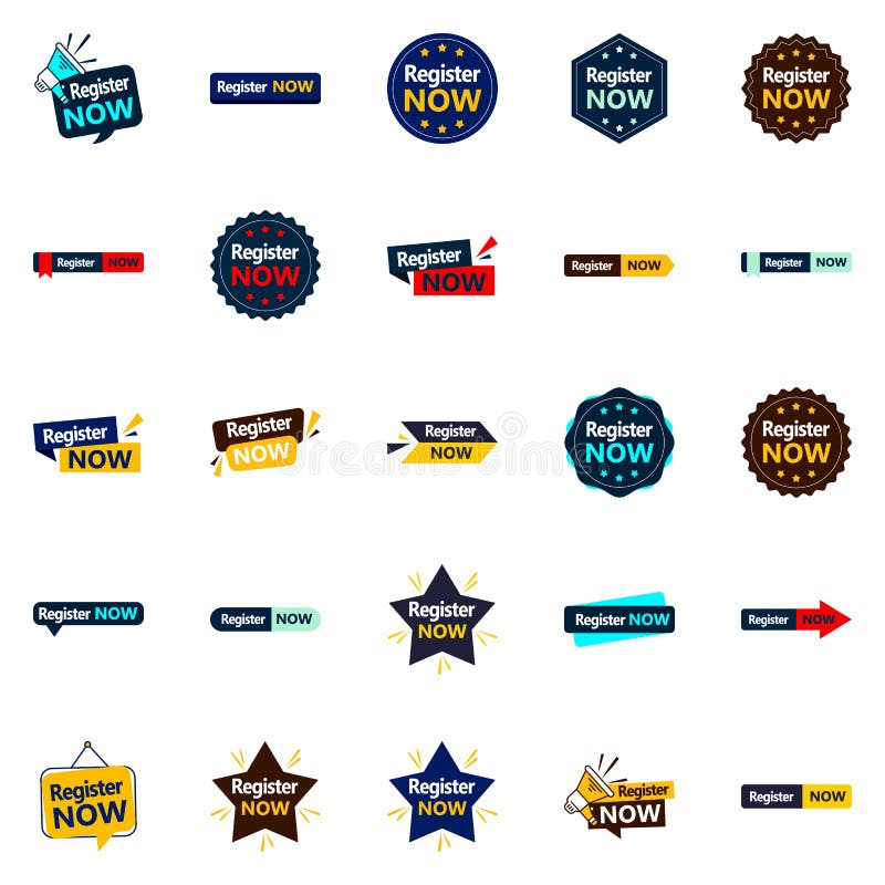 25 High Quality Typographic Designs for a Premium Registration Campaign ...