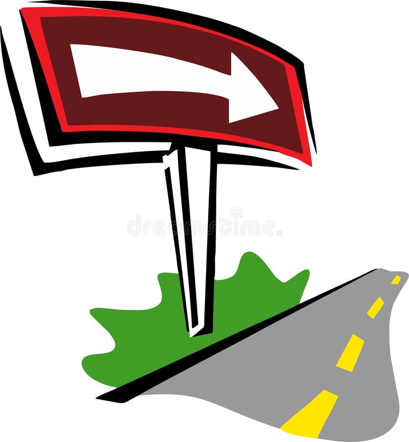 High Quality Vector Animated Signposts Stock Vector - Illustration of ...