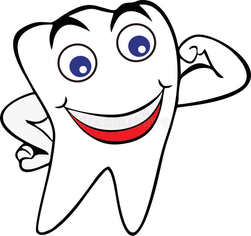 Animated teeth stock illustration. Illustration of tooth - 11225973