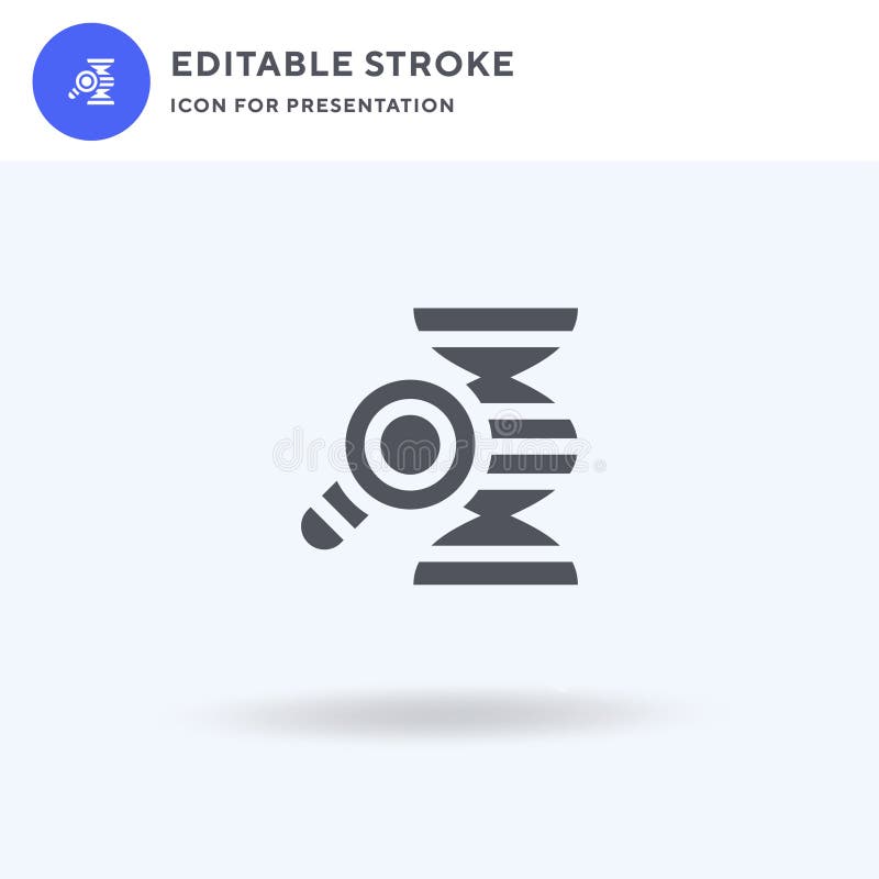 Adn Icon Vector, Filled Flat Stock Vector - Illustration of life ...