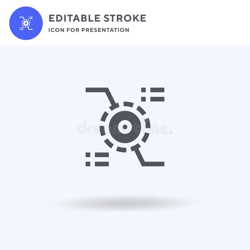 Bionic Eye icon vector stock vector. Illustration of design - 345306419