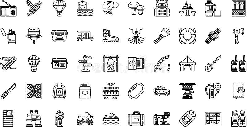 Adventure Icons High-Quality Vector Icons Collection with Editable ...