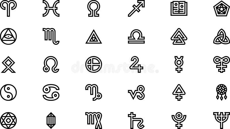 Esoteric Icons High-Quality Vector Icons Collection with Editable ...