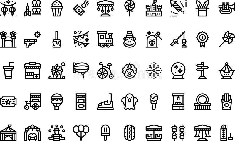 Fair Icons High-Quality Vector Icons Collection with Editable Stroke ...