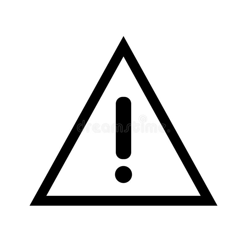 Caution Symbol Alert Sign Vector Stock Vector - Illustration of font ...
