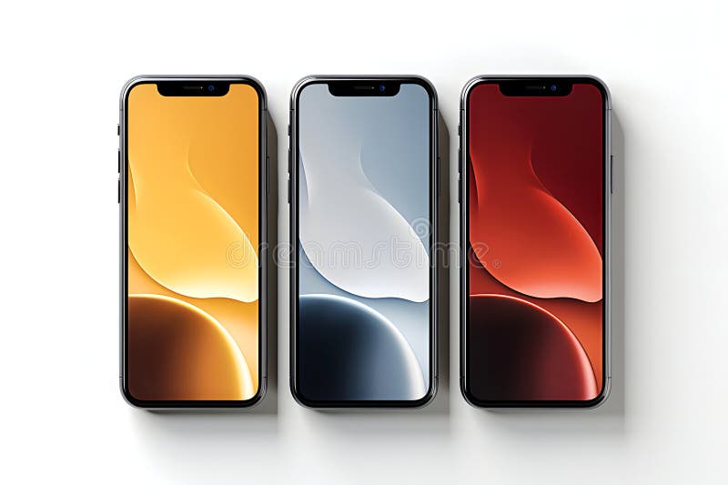 High Quality Vector Mobile Mockups, Ultra Realistic Smartphone, Tech ...