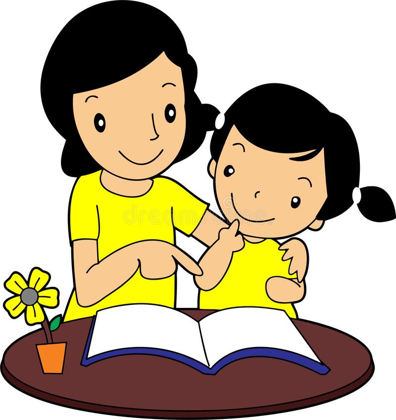 High Quality Vector of Mother Teaching Her Child To Learn Stock Vector ... High Quality Vector of Mother Teaching Her Child To Learn Stock Vector ...
