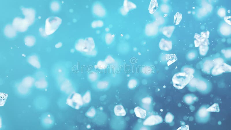 Exploding Ice Cubes in 4K Slow Motion Stock Footage - Video of fridge ...