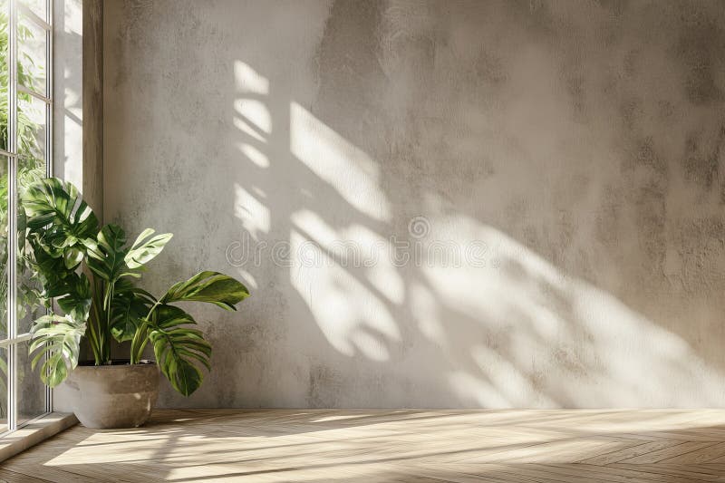 High Quality Visual Representation Logo Interior Wall Mockup Stock ...