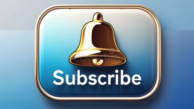 3d Subscribe Button for YouTube. Subscribe Button Youtube. Stock ...