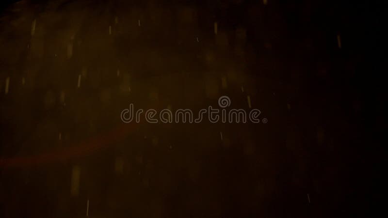 Falling Particles in Dark Backdrop Create Visual Motion with Cinematic ...