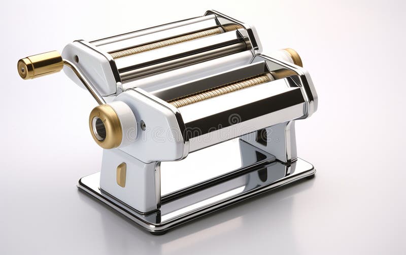 High-Quality White Pasta Maker for Authentic Italian Cuisine Stock ...