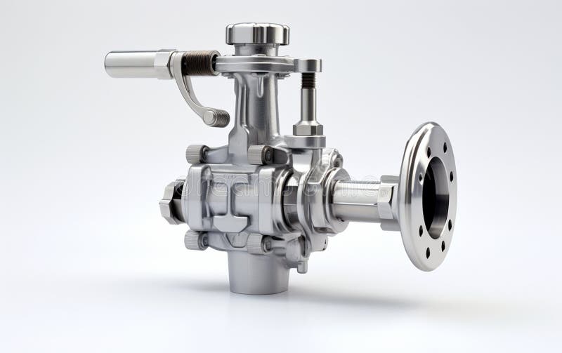 High-Quality White PCV Valve for Engine Health Stock Illustration ...