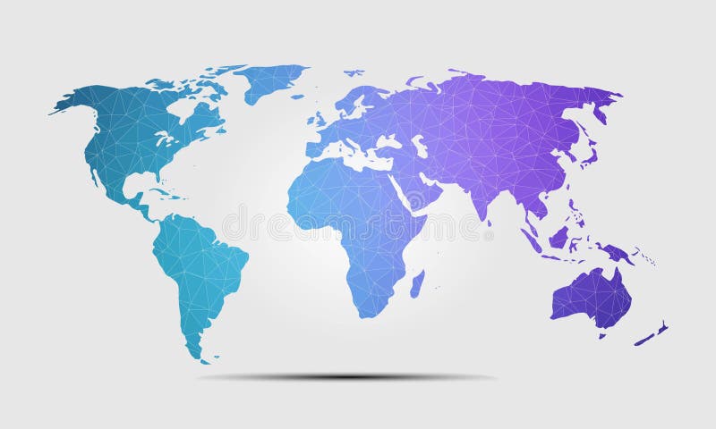 High Quality World Map Polygon Background Vector Illustration Stock ... High Quality World Map Polygon Background Vector Illustration Stock ...