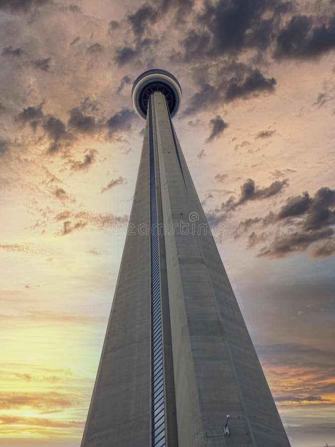 High Radio Tower in Calgary in Canada Stock Image - Image of city ...