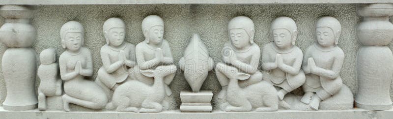 High Relief Sculpture Brick Stock Image - Image of ancient, engraving ...