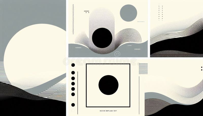 Minimalist Abstract Background with Halftone Effects and Text-Friendly ...