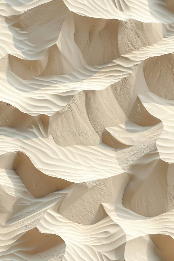 High-res 3D Rendering of Seamless White Sandy Beach or Desert Sand ...