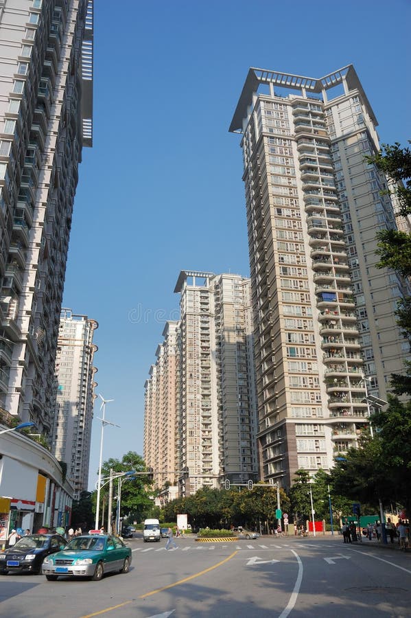 High Residential Building,a High Level Residential Building Looking ...