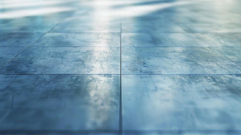 Abstract Blue Tile Floor Background, Modern Design Concept Stock ...