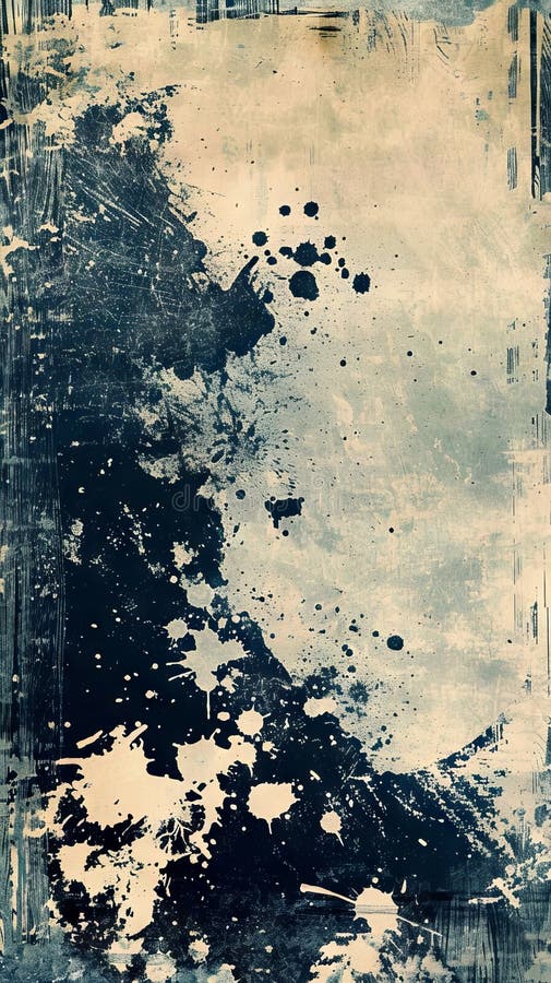 Abstract Grunge Texture with Paint Splatter and Distressed Background ...