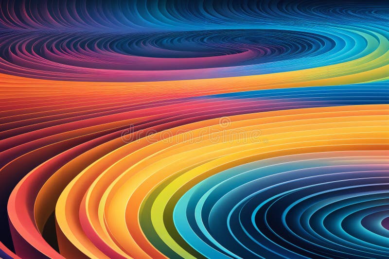 High-resolution Abstract Ripple Design Featuring Futuristic Intertwined ...