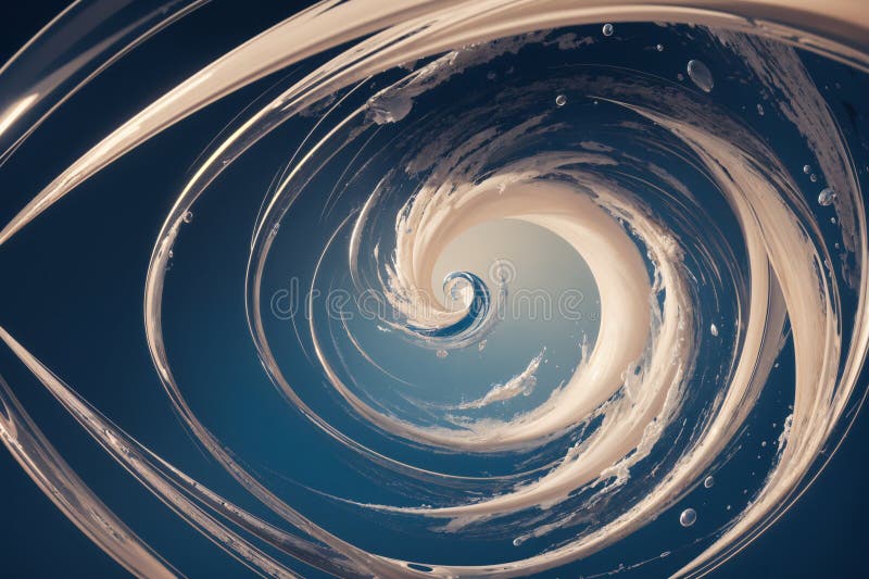 High-resolution Abstract Ripple Design Featuring Futuristic Intertwined ...